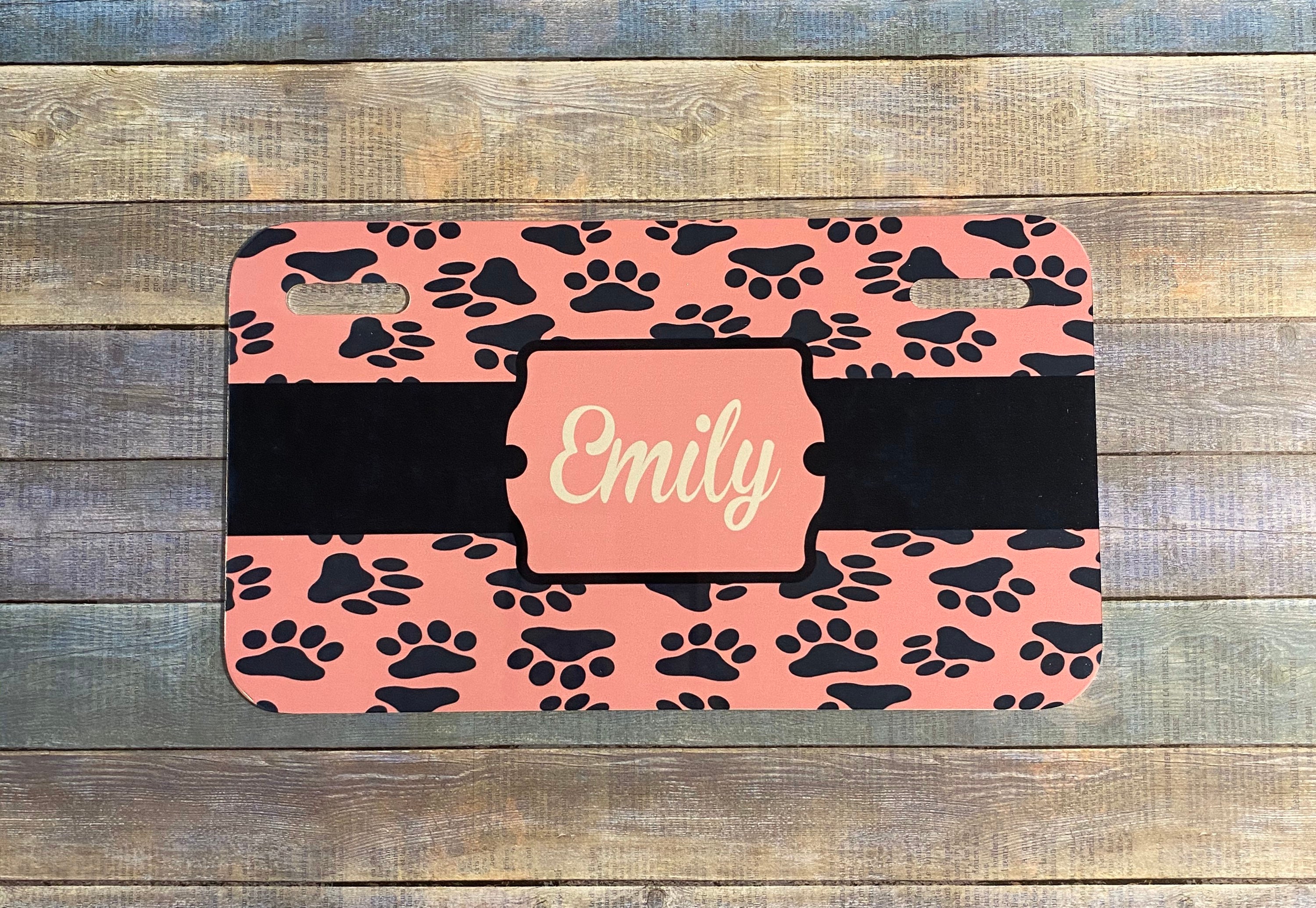 Customized Metal MINI License Plates for Your Furry Babies | Etsy
