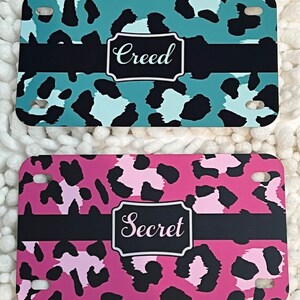 Customized Metal MINI License Plates for Your Furry Babies - PET Name 4 ...