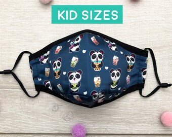 Panda Bear Face Mask Nose and Mouth and Ears Clothe Facemask - Etsy