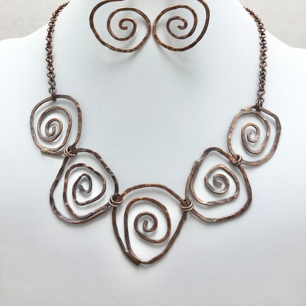Copper Wire Necklace - Etsy