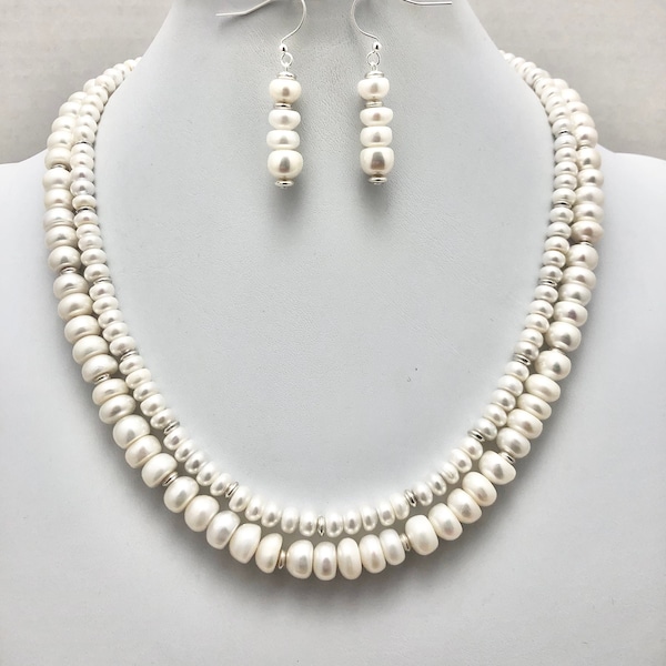 Double Strand Pearls - Etsy