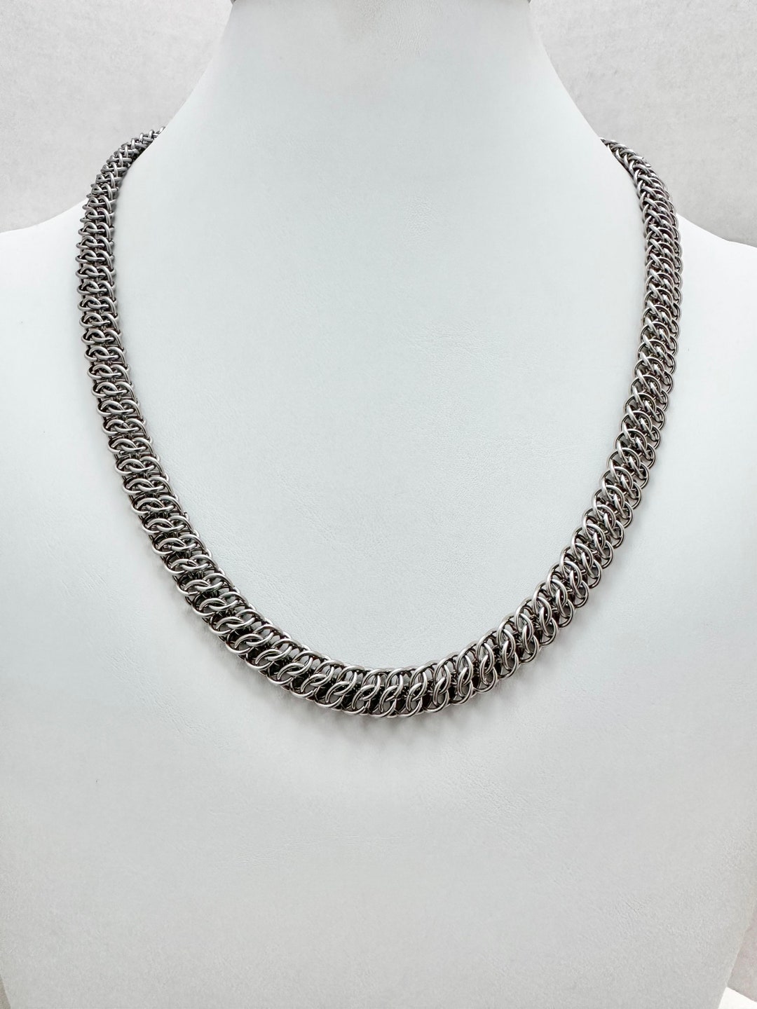 Stainless Steel Persian Chain Maille Necklace, Stainless Steel Chain ...