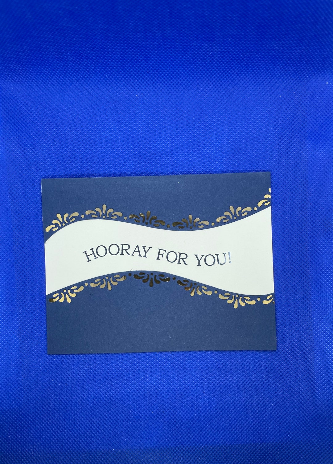 Navy and Gold Congratulations Card | Graduation Card | Any Occasion ...