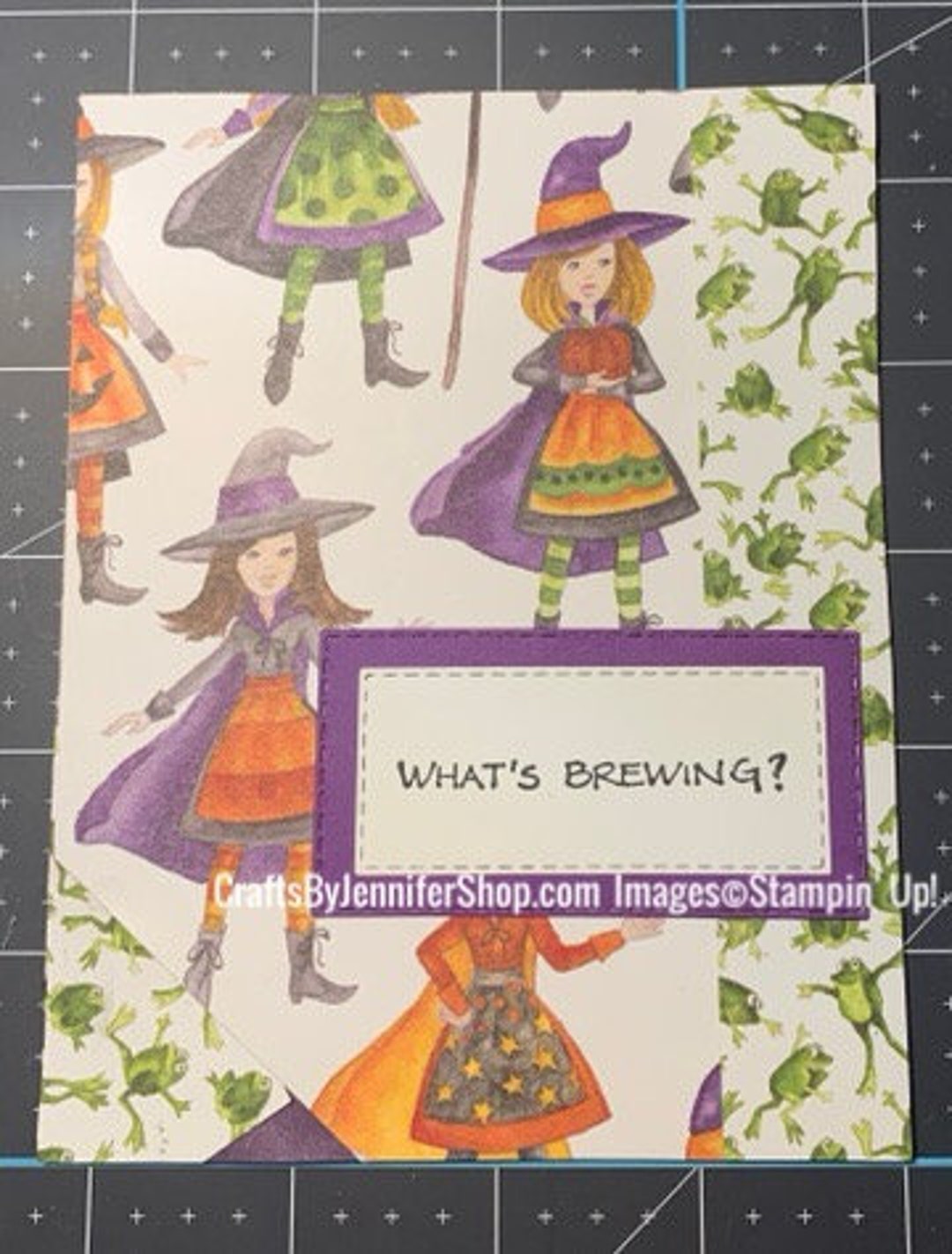 Witch What's Brewing Halloween Card - Etsy