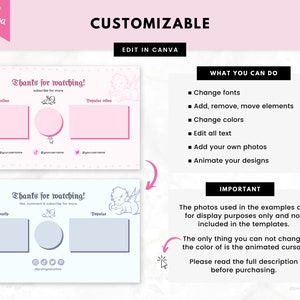 Pink Youtube Branding Kit | Channel Banner, Intro, Outro, Video ...