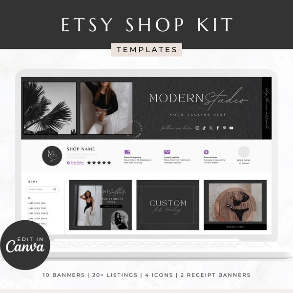 Etsy Shop Banner - Etsy