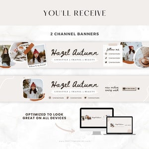 Youtube Branding Kit | Editable Channel Banner, Intro, Outro, Video ...