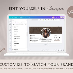 Luxury Email Signature Template Canva Email Signature Business ...