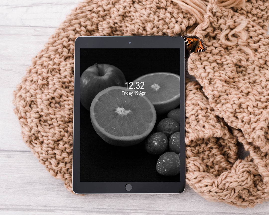 Fruit iPad Wallpaper | Minimal Aesthetic Digital iPad Tablet Background ...