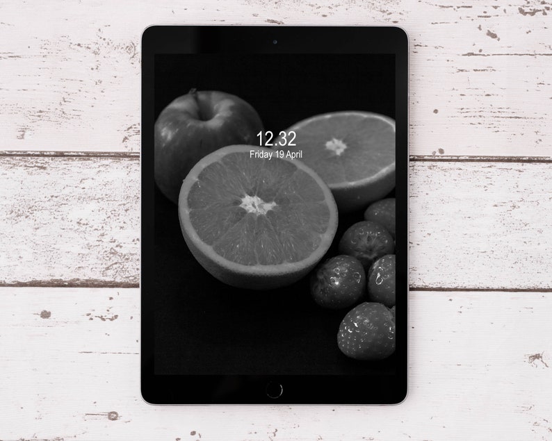Fruit iPad Wallpaper | Minimal Aesthetic Digital iPad Tablet Background ...