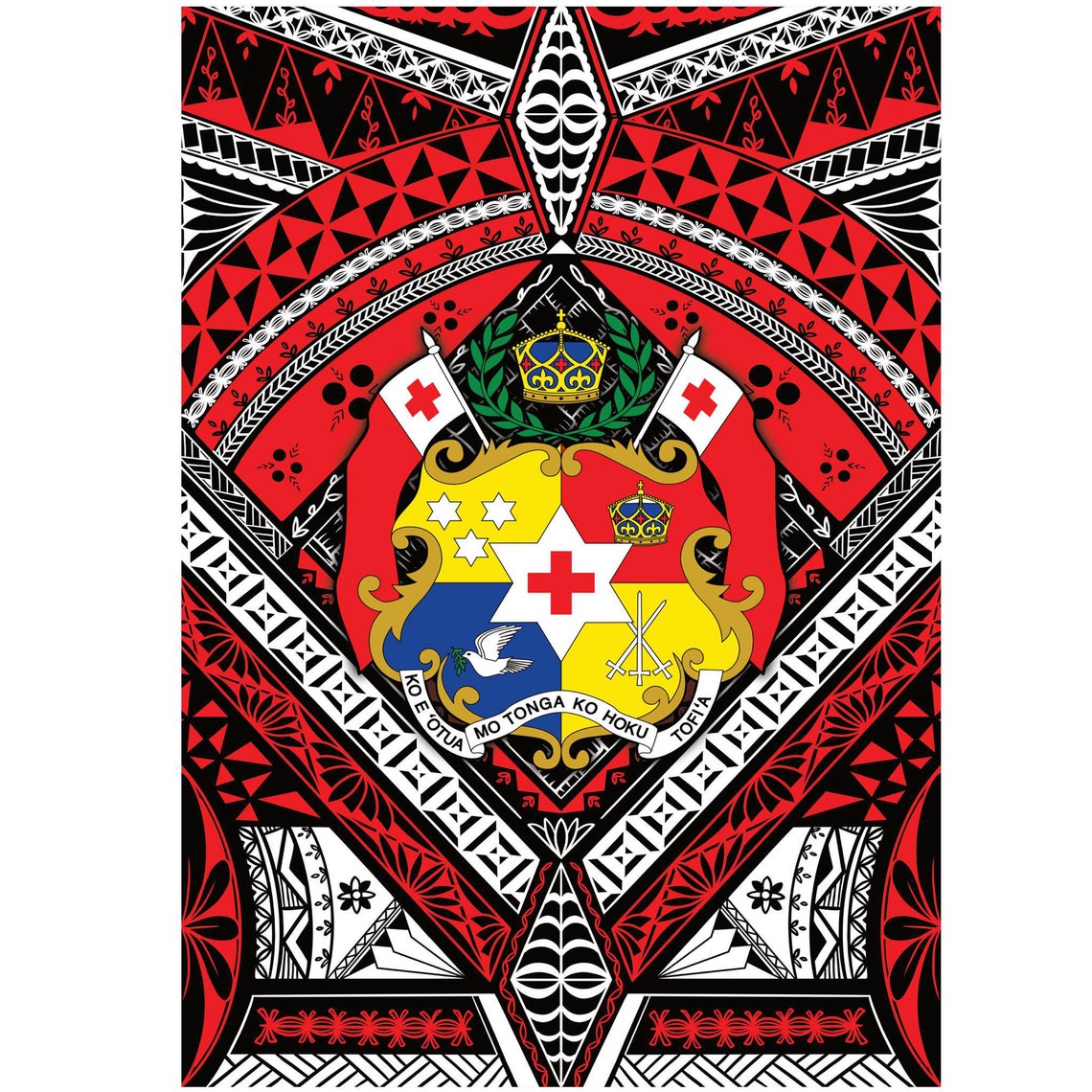 Tongan Sila Pasifika Print - Etsy
