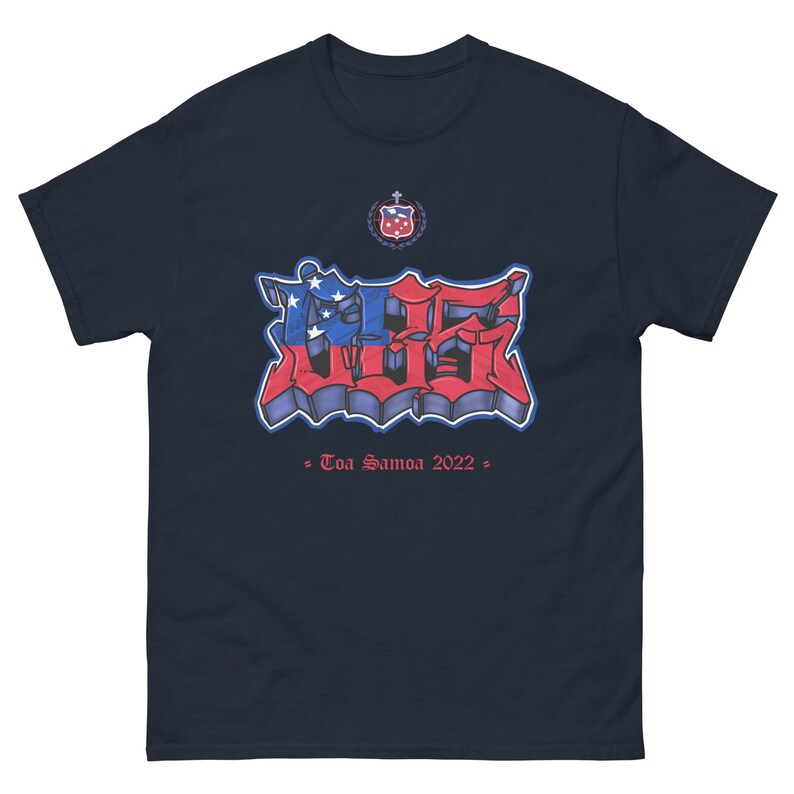 Clutzius 685 Toa Samoa Graffiti T-shirt - Etsy Australia