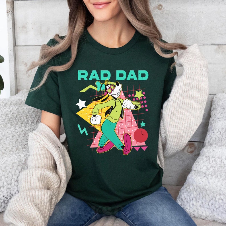 Retro 90s Goofy Rad Dad PNG, Disney Dad Father's Day Gift ,funny Daddy ...