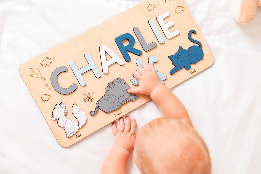 Busy Board for 2 Year Old Toddler Educational Toys, Personalized ...