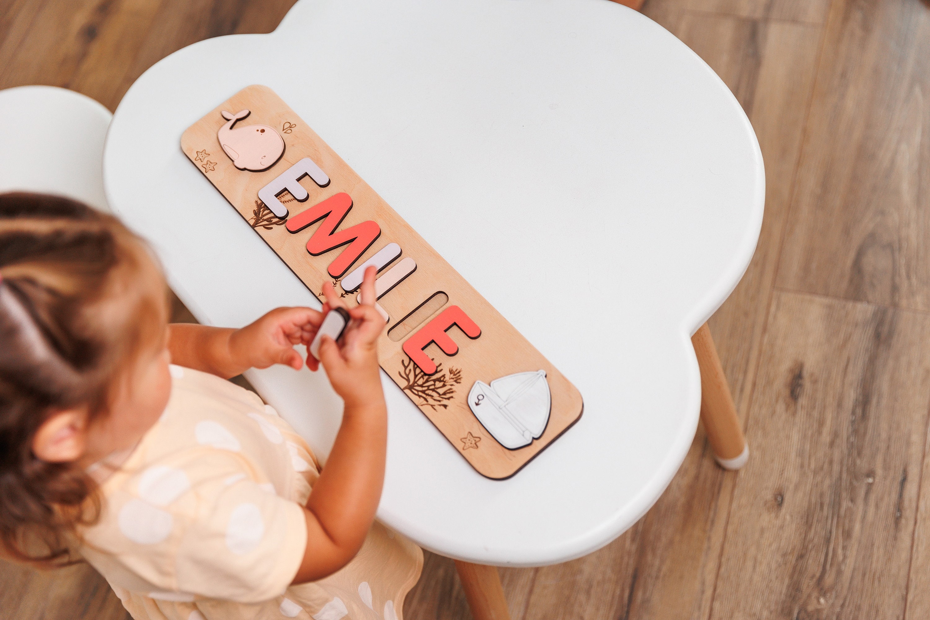 Name Puzzle Baby Boy, Name Puzzle for Toddler, Personalize Name Puzzle ...