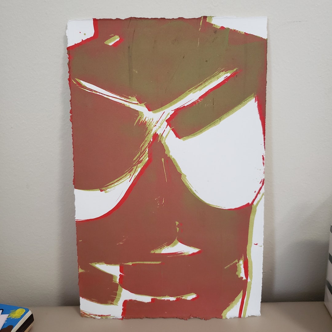Art Screen Print, Torso, Layered Print - Etsy