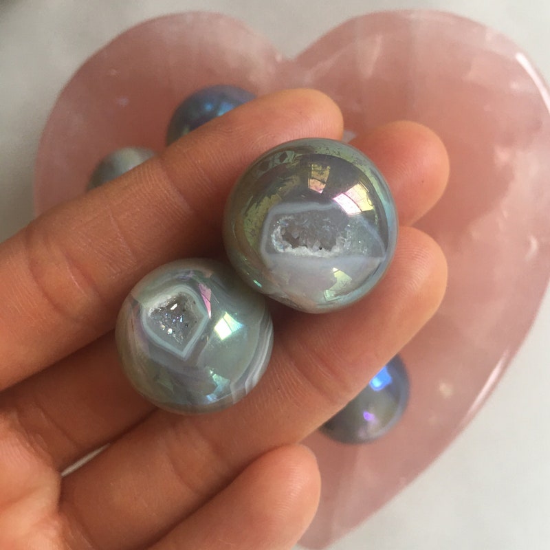 Angel Aura Geode - Etsy