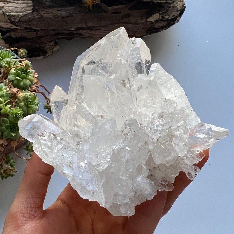 Clear Quartz Cluster - Etsy