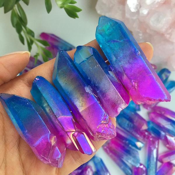 Pink Aura Quartz - Etsy