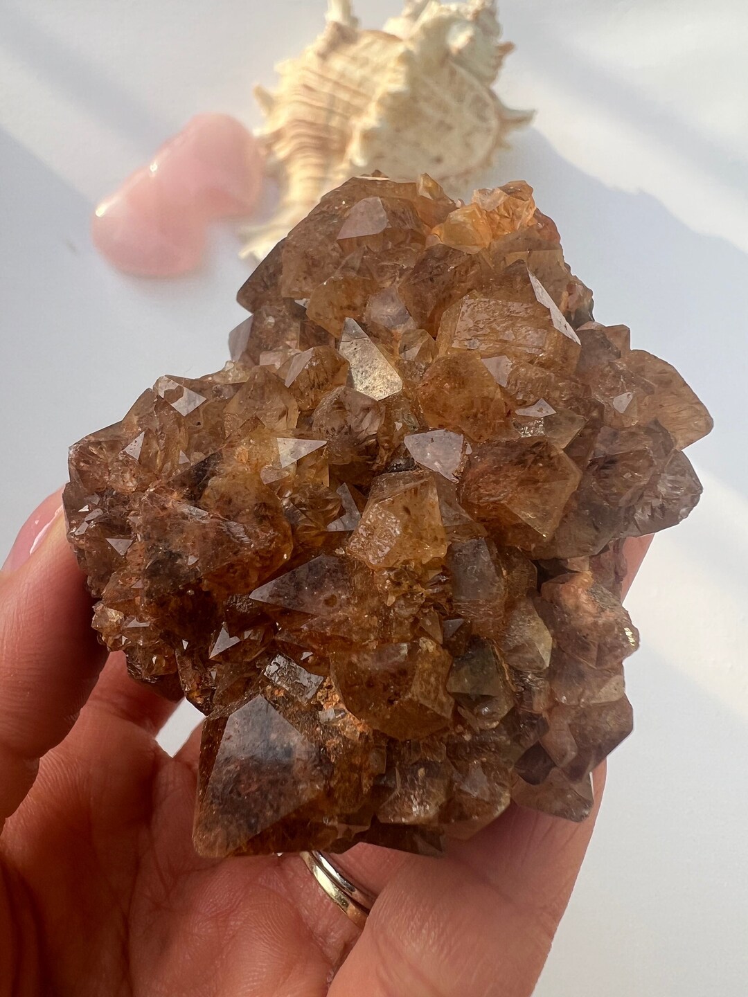 Rare Rutile Citrine Flower Cluster, Raw Citrine - Etsy Canada