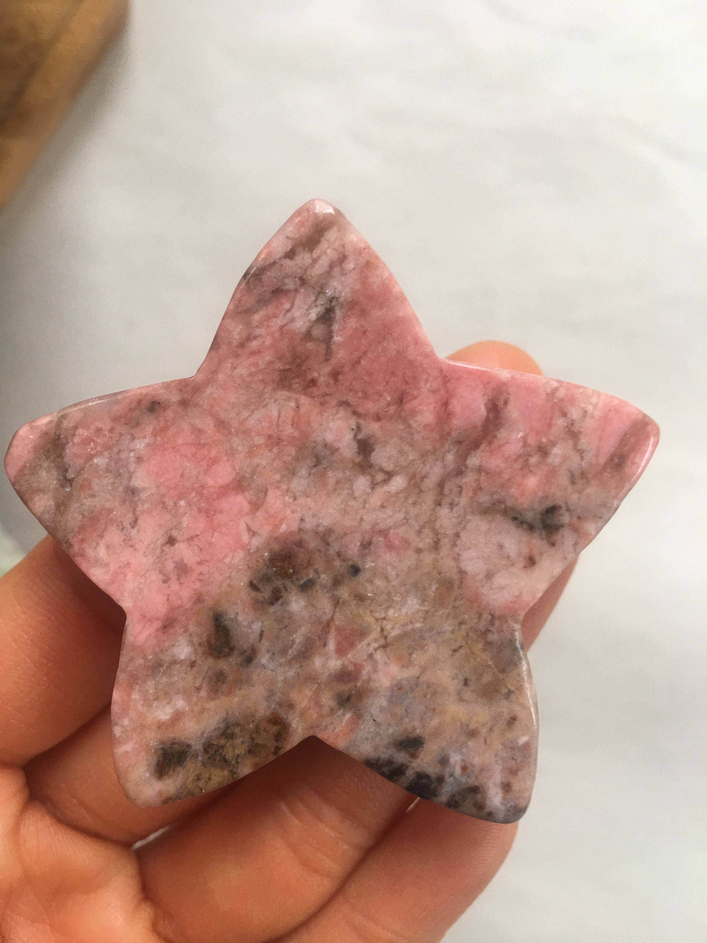 Large Rhodonite Star Polished Rhodonite Rhodonite Star Pink - Etsy Canada