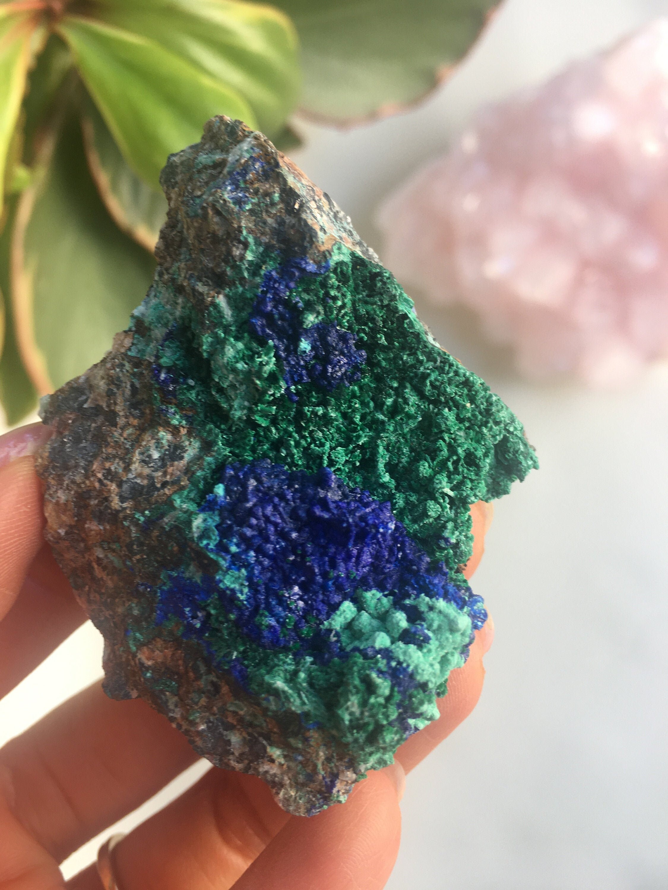 Azurite and Malachite Specimen with Galena Azurite Malachite | Etsy