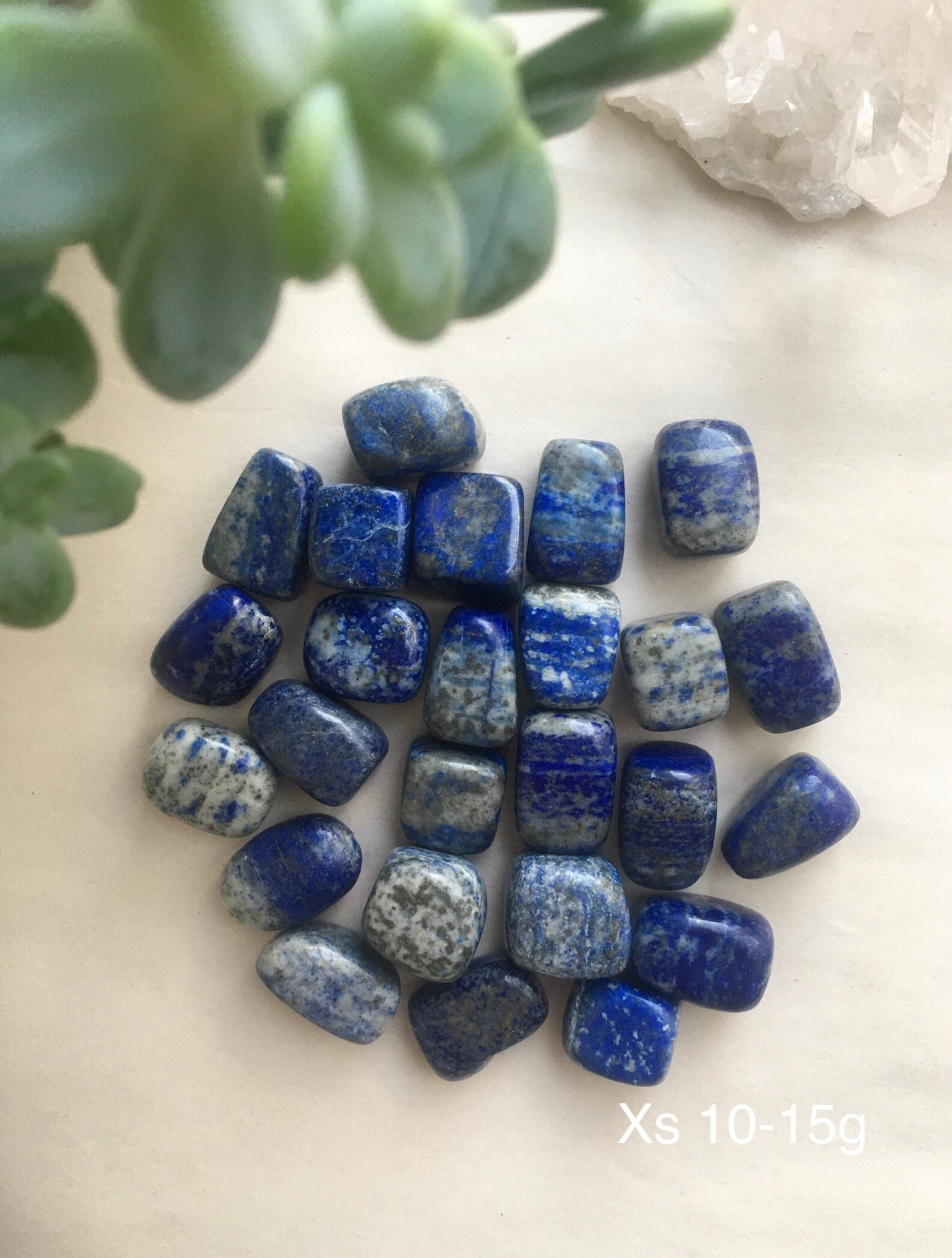 Polished Lapis Lazuli Tumbled Stone - Etsy