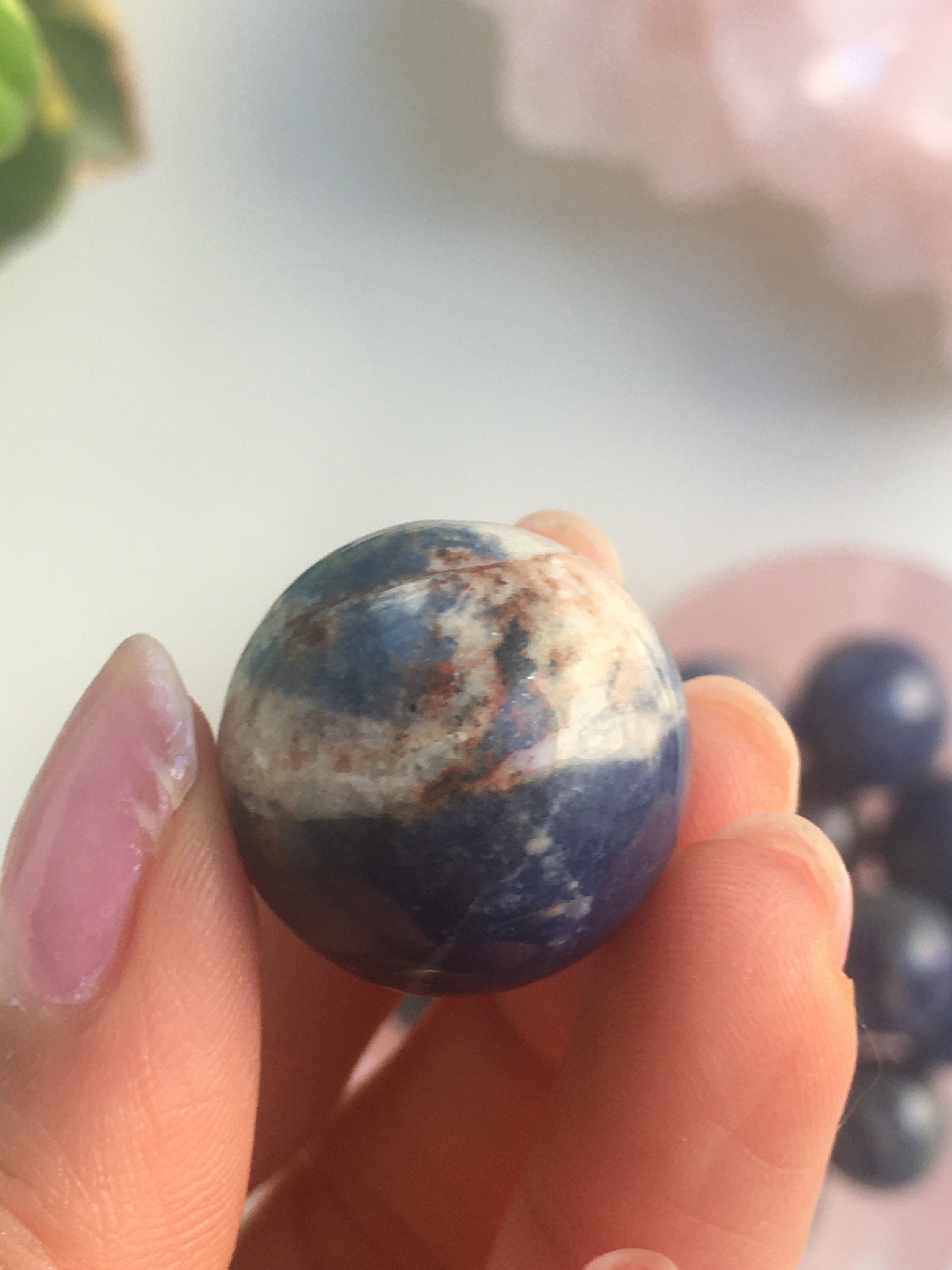 Small Sodalite Sphere Sodalite | Etsy