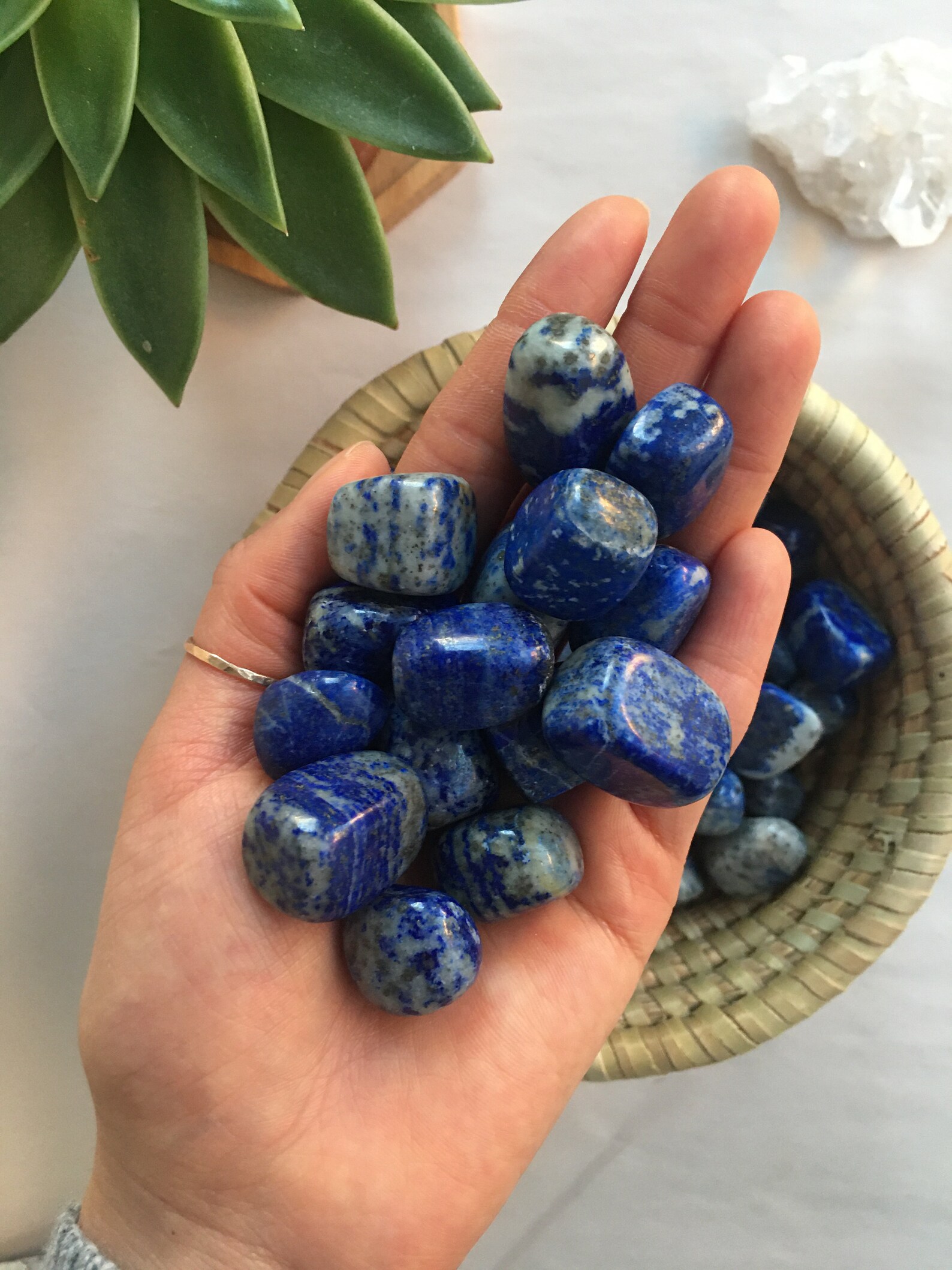Lapis Lazuli Tumbled Stone Tumbled Lapis Lazuli Polished | Etsy