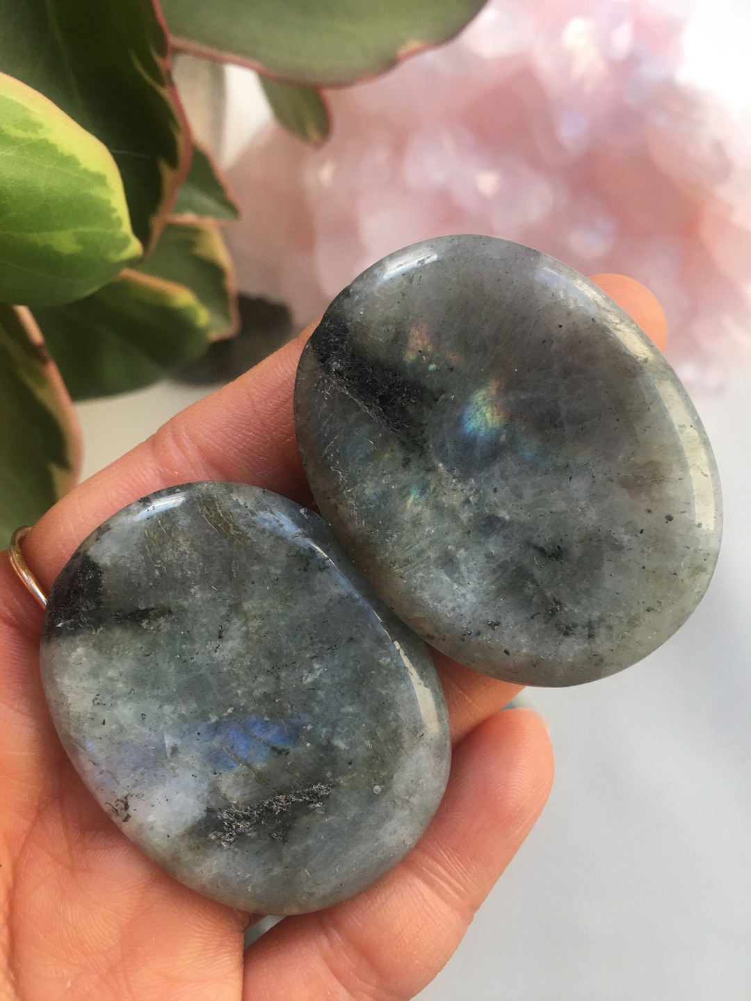 Labradorite Worry Stone, Labradorite, Worry Stone - Etsy Canada