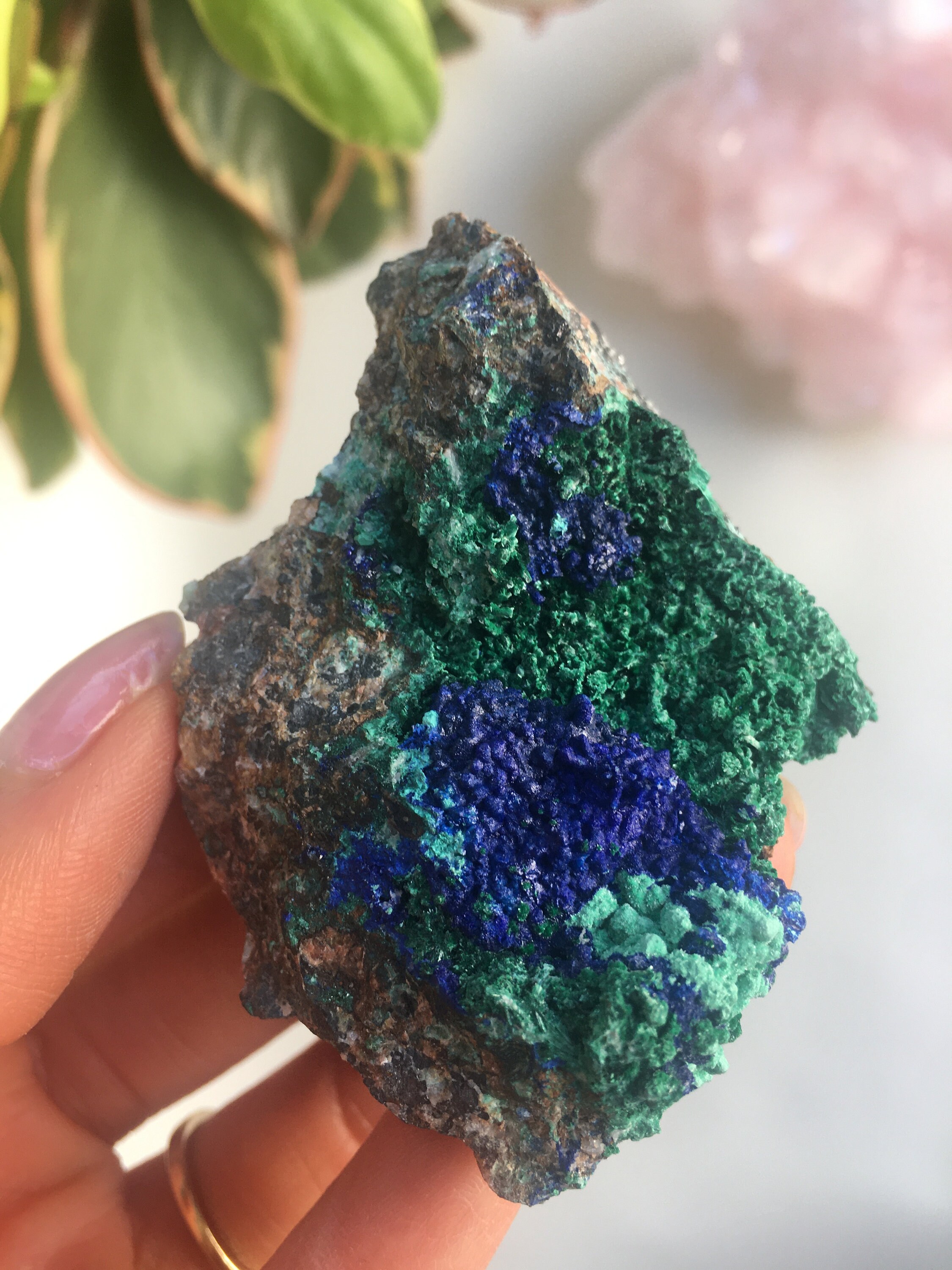 Azurite and Malachite Specimen with Galena Azurite Malachite | Etsy