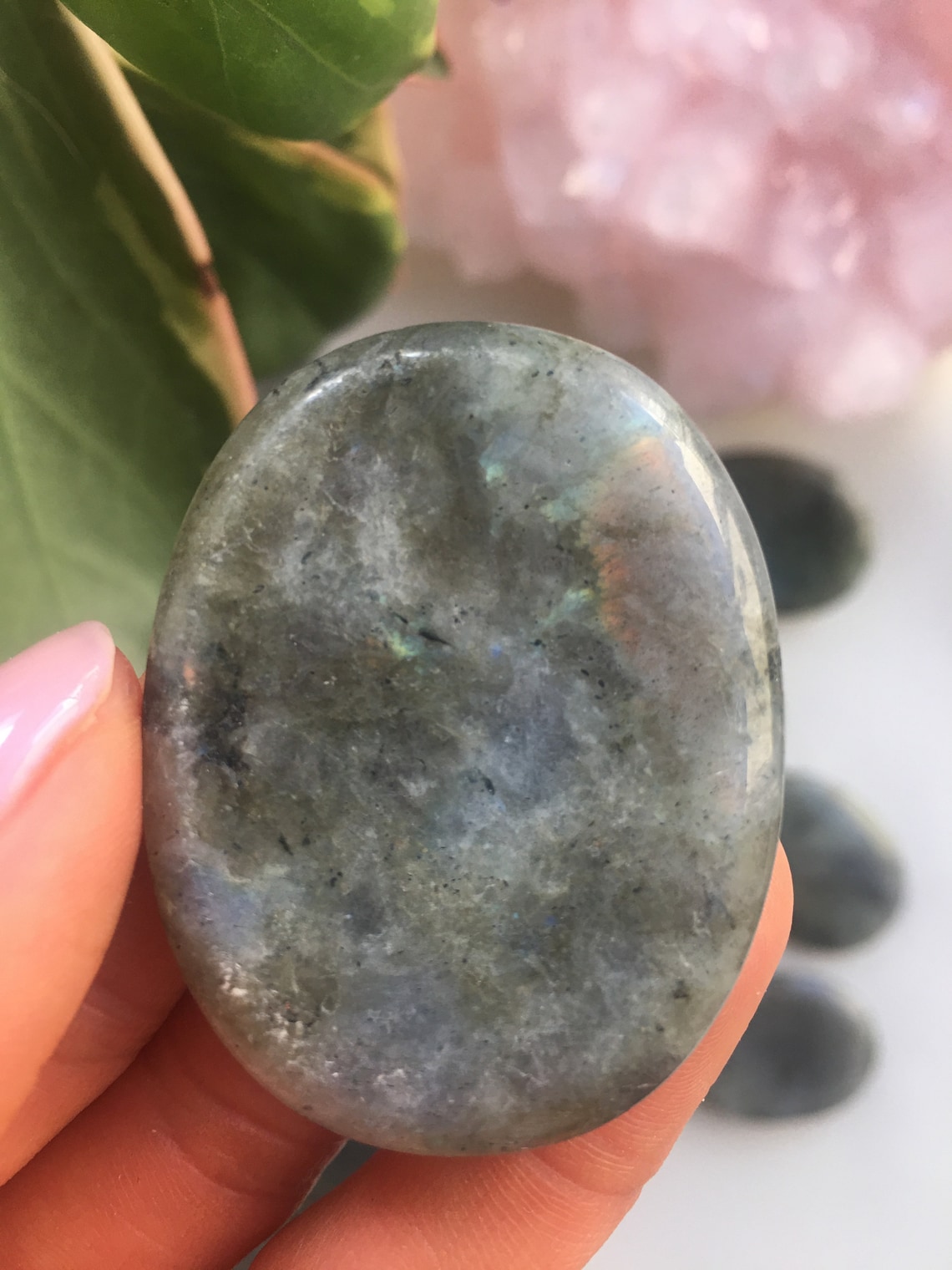 Labradorite Worry Stone, Labradorite, Worry Stone - Etsy Canada