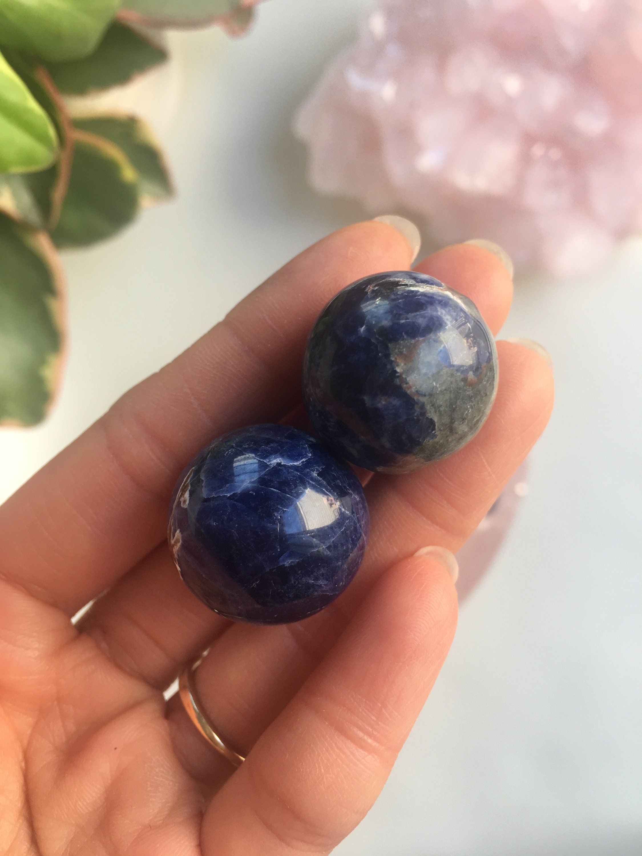 Small Sodalite Sphere Sodalite | Etsy