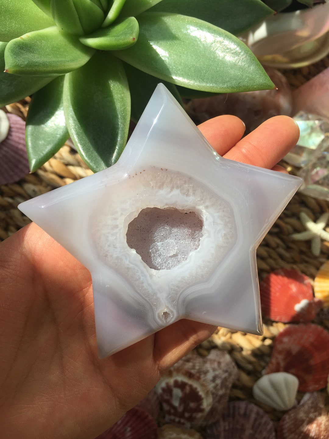 Agate Geode Star, Agate Star, Druzy Agate Star, Druzy Agate Geode ...
