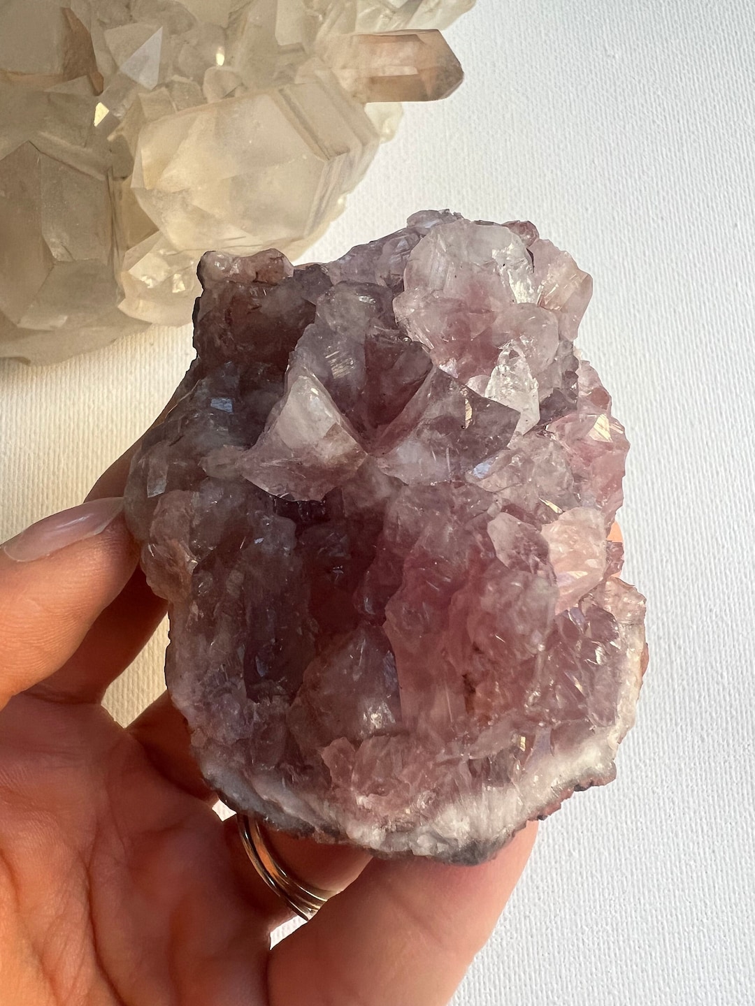 Pink Amethyst Cluster, Natural Pink Amethyst, Pink Amethyst Crystal ...