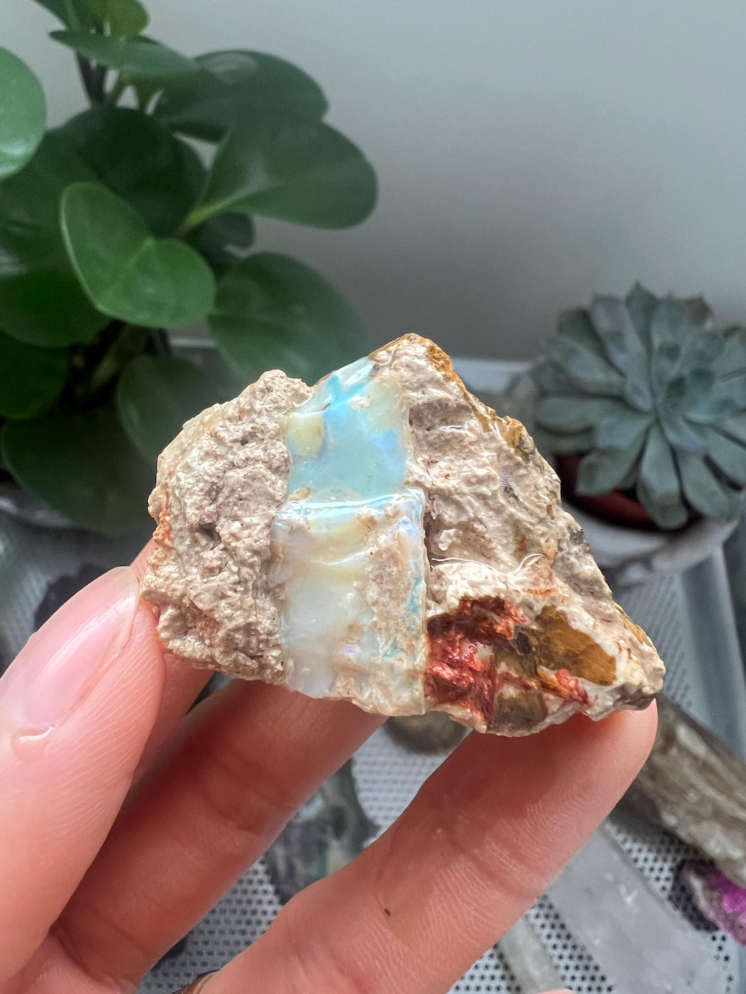 Boulder Opal Specimen, Natural Untreated Australian Opal, Australian ...
