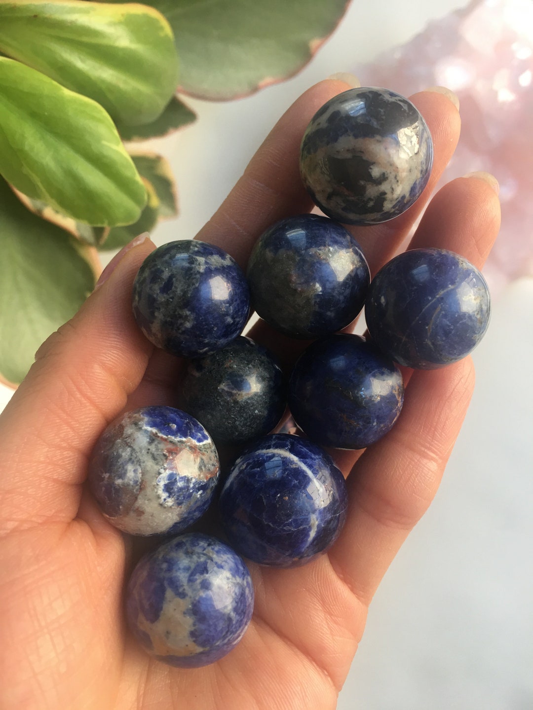 Small Sodalite Sphere, Sodalite - Etsy