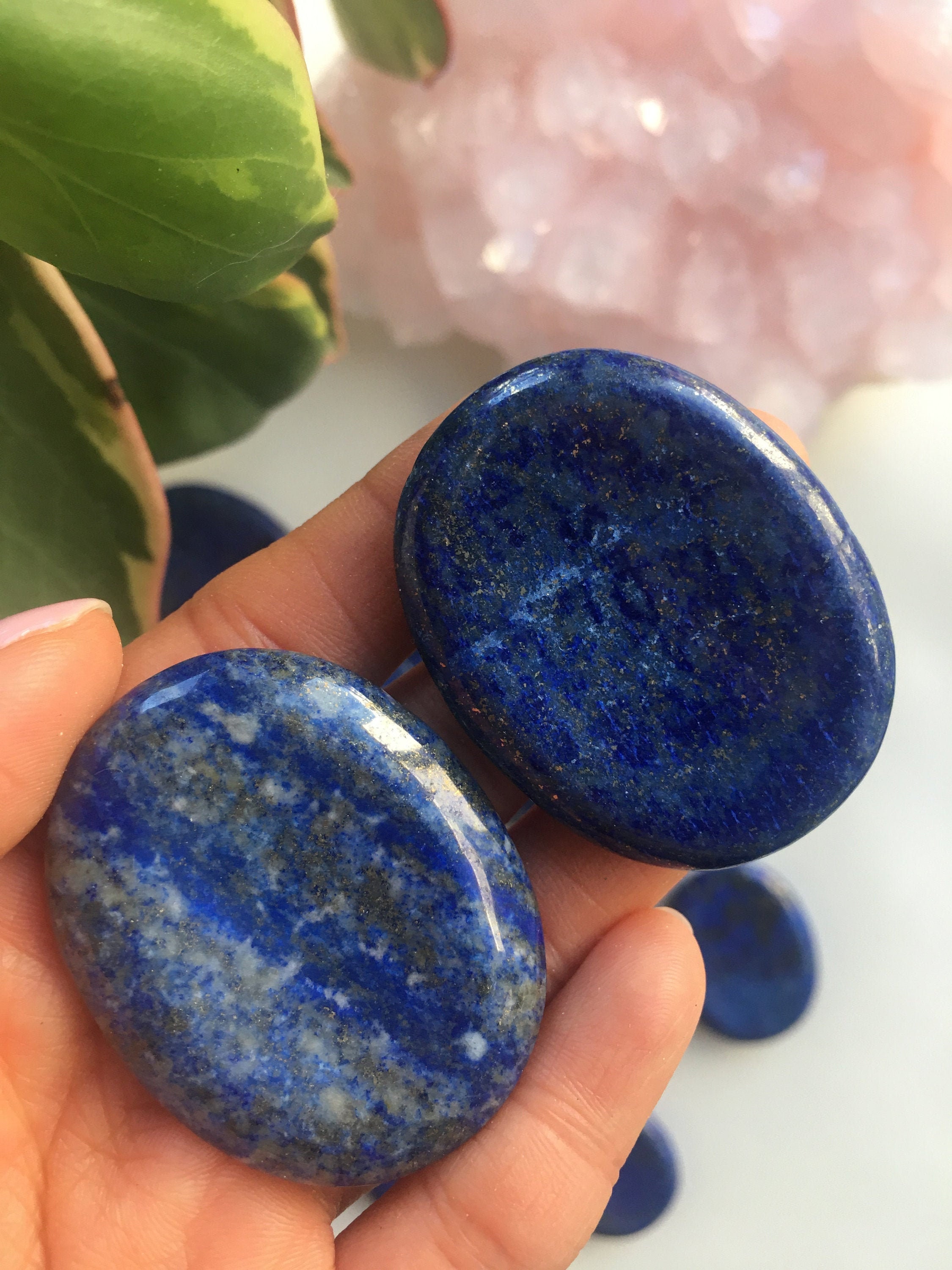 Lapis Lazuli Worry Stone Lapis Lazuli Worry Stone | Etsy