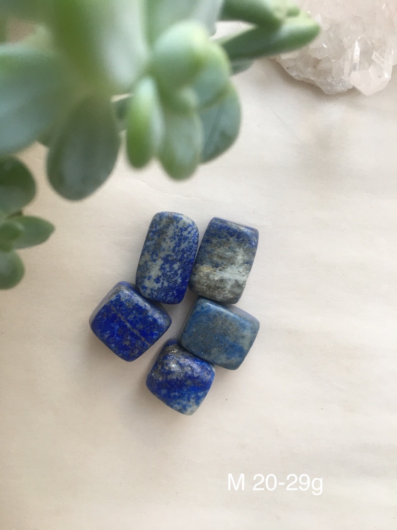 Polished Lapis Lazuli Tumbled Stone - Etsy