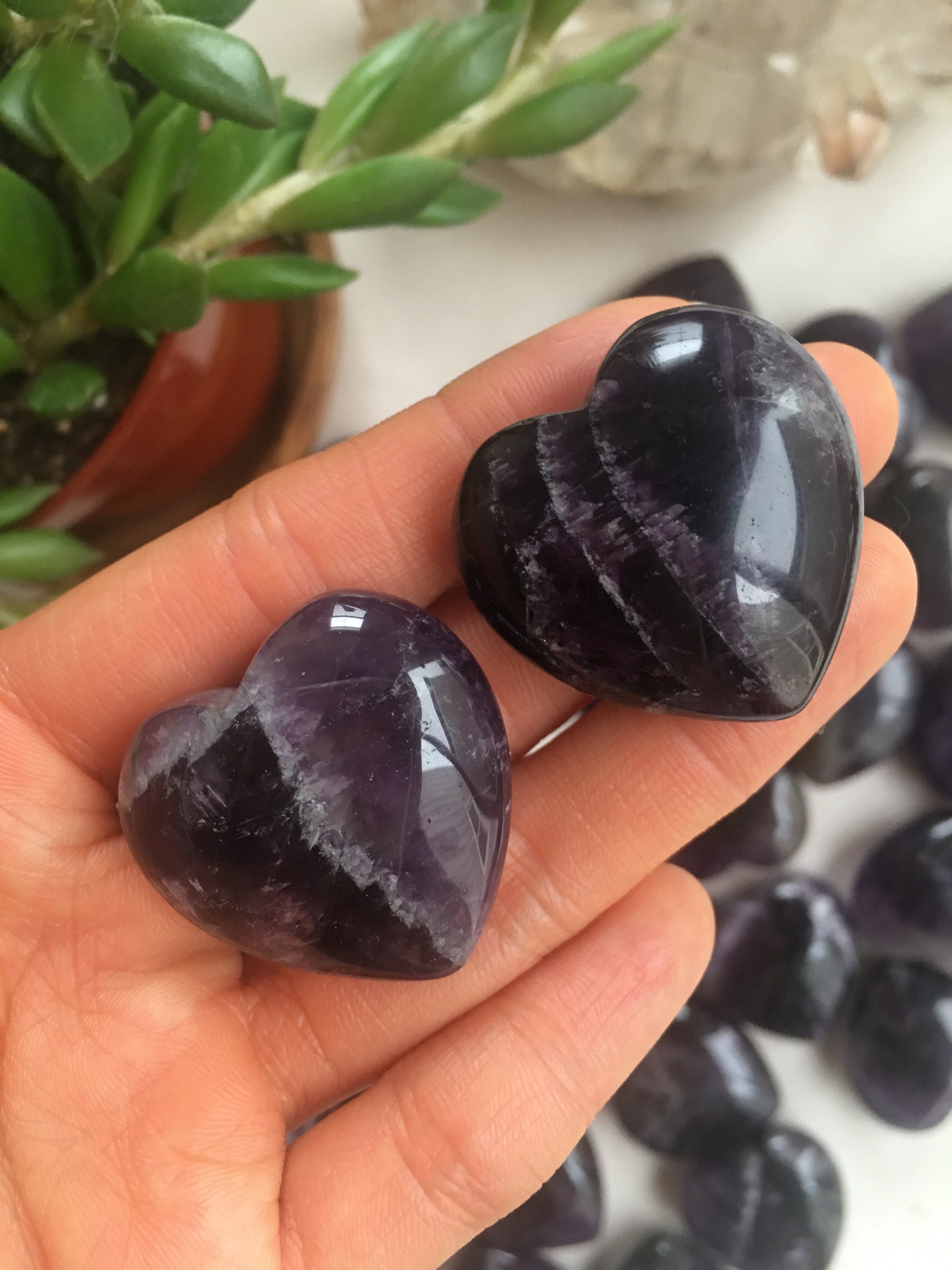 Amethyst Heart, Chevron Amethyst Heart, Dream Amethyst Heart, Dream ...