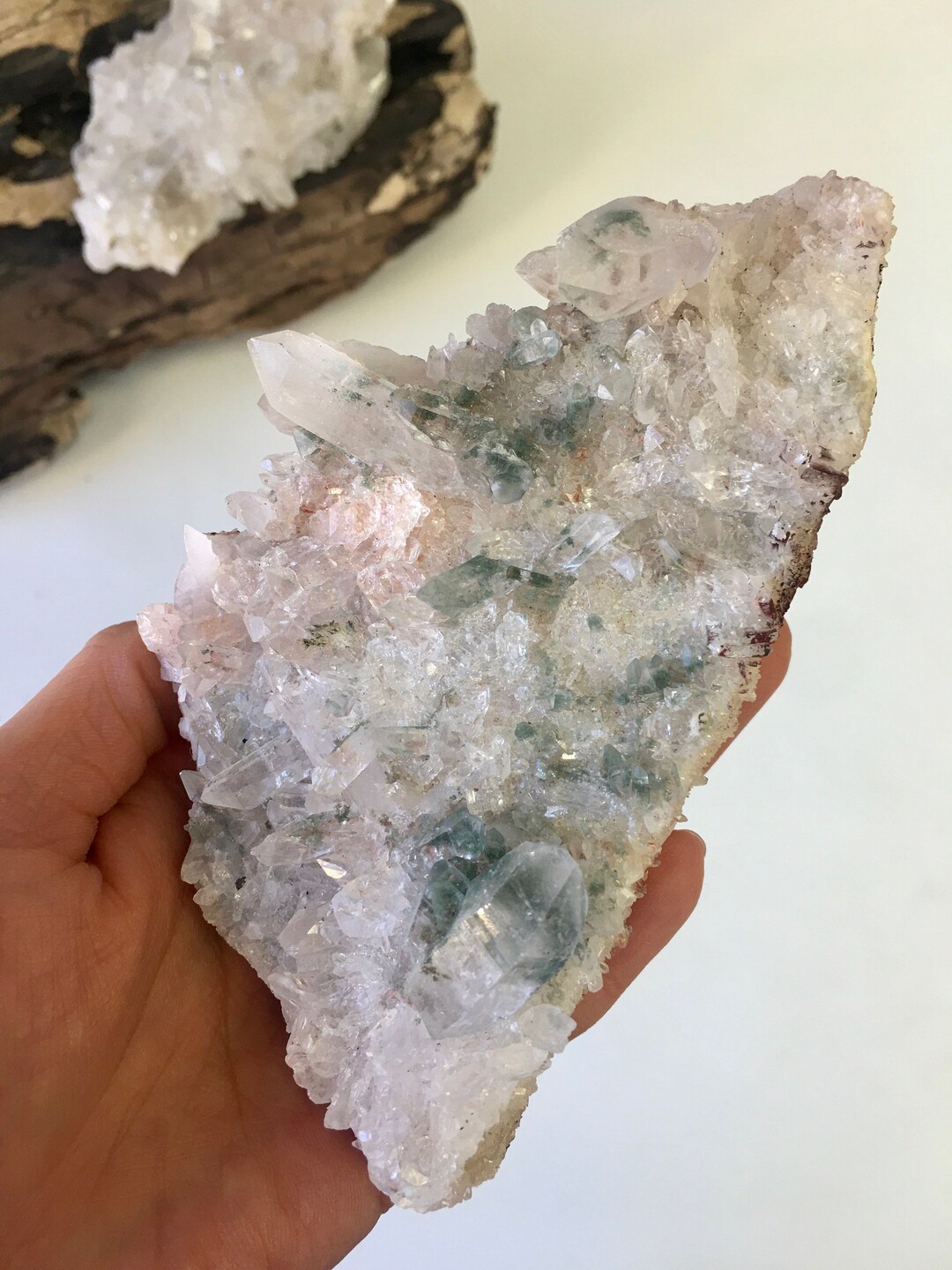 Himalayan Quartz Cluster, Himalayan Quartz With Chlorite, Healing ...