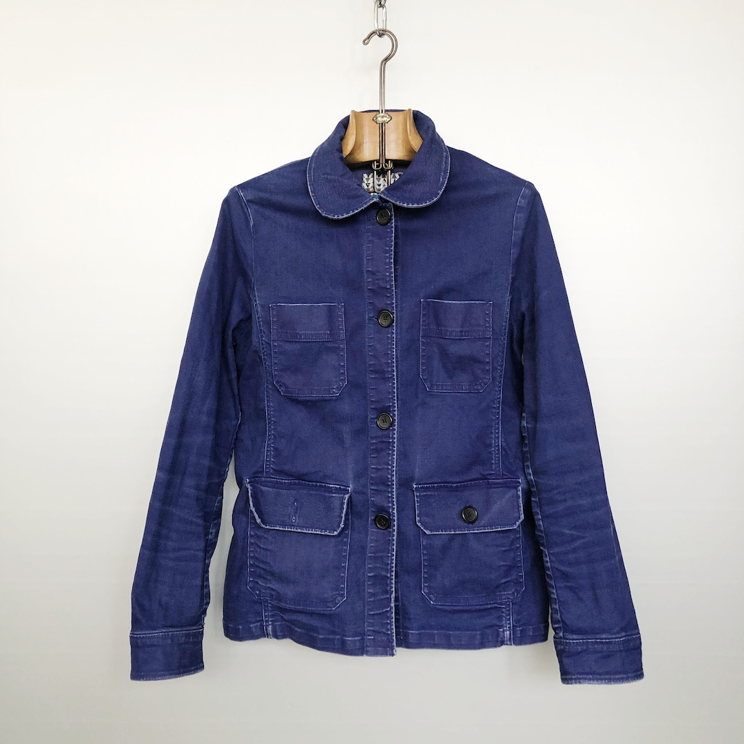 Vintage Blue Worker Jacket - Etsy