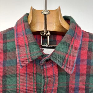 Vintage Checked Green Red Shirt CODET - Etsy