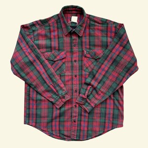 Vintage Checked Green Red Shirt CODET - Etsy