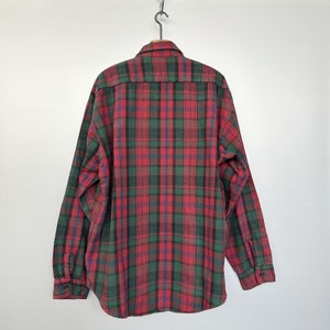 Vintage Checked Green Red Shirt CODET - Etsy