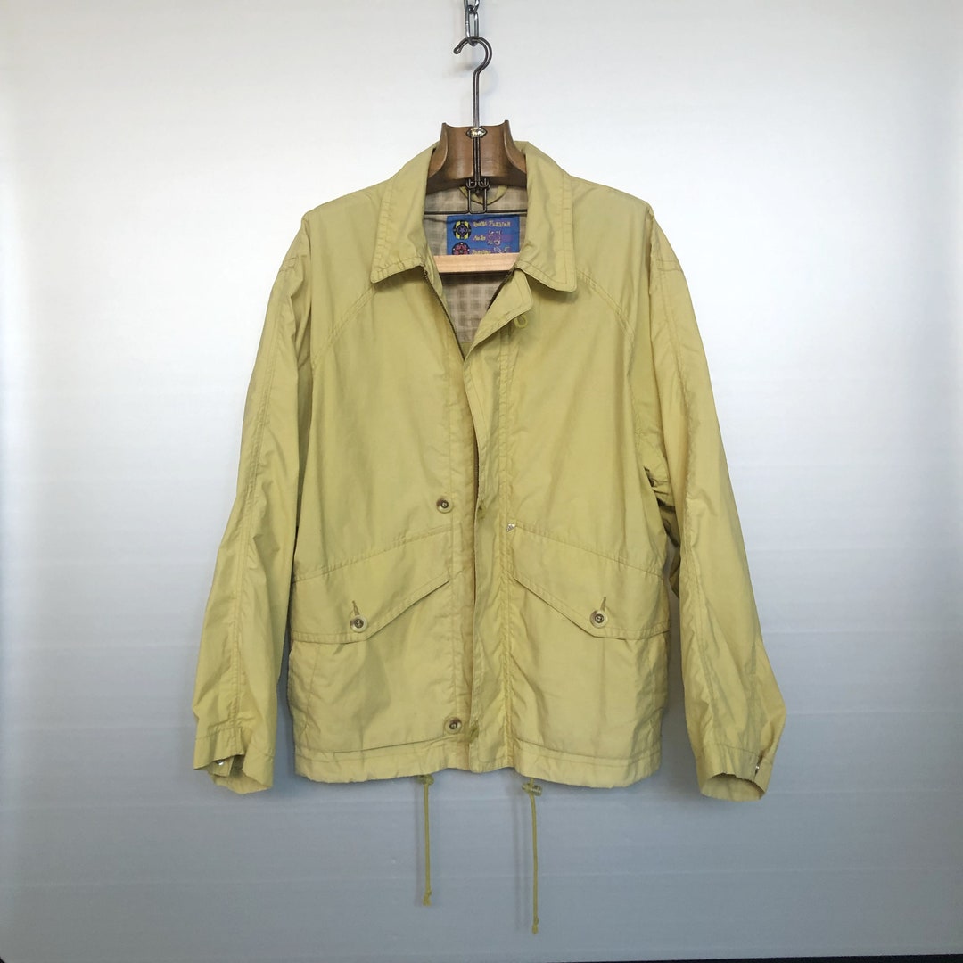 Vintage Yellow 90s Light Jacket - Etsy