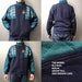Vintage Navy Blue Varsity Track Jacket - Etsy