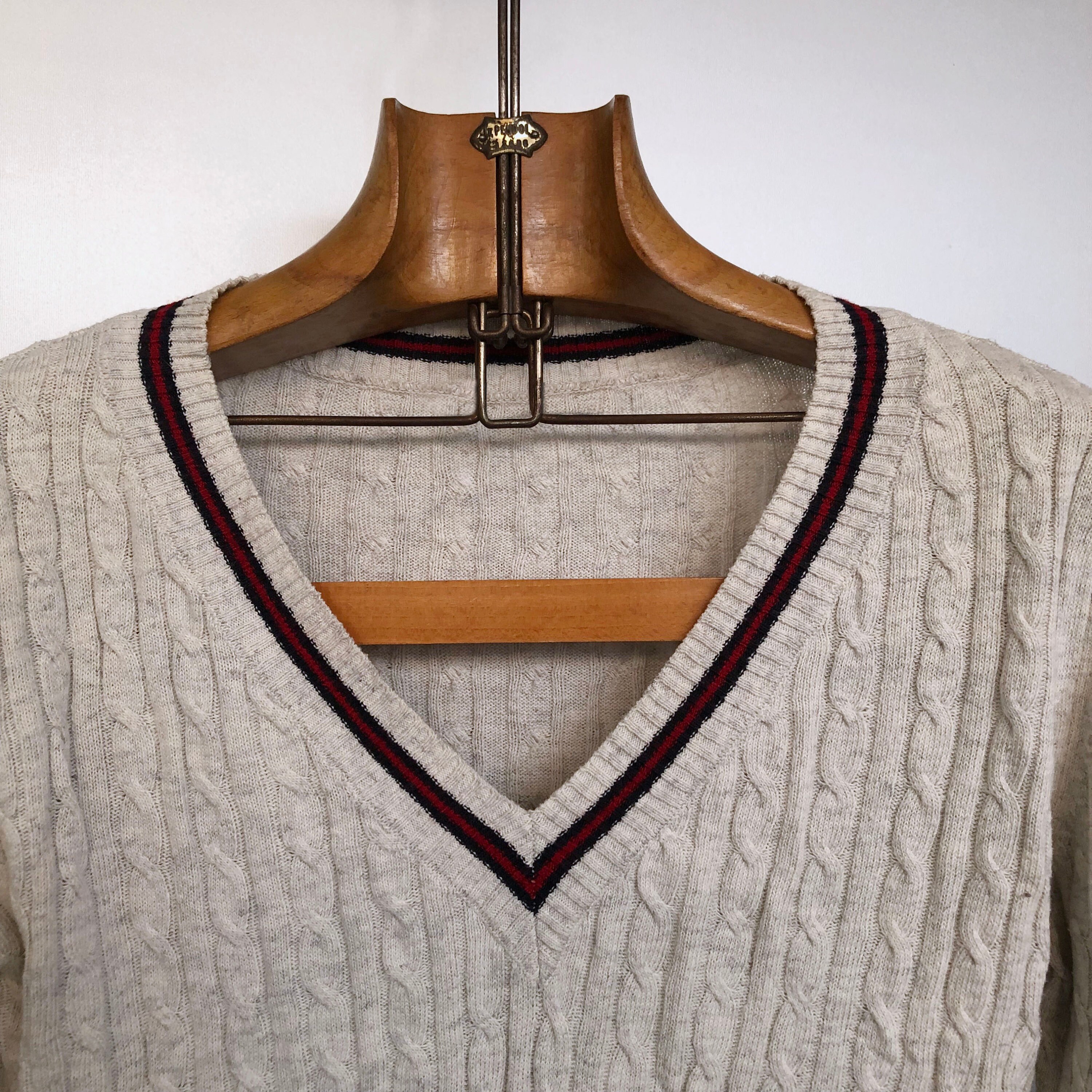Vintage Cable Knitted Country Club Sweater - Etsy