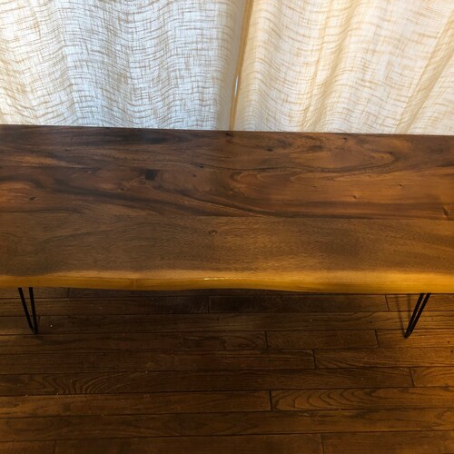 Walnut Butcher Block Coffee Table - Etsy