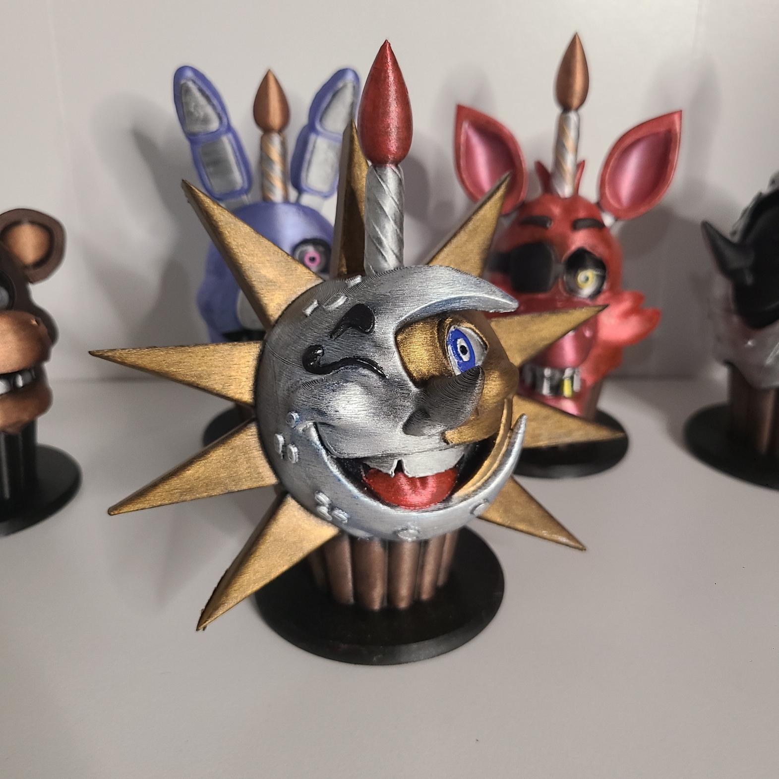 3D Printed FNAF Cupcake Figurine – Hand Painted Collectible - Etsy